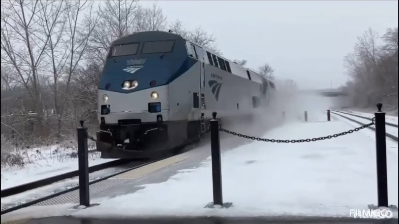 Amtrak PO48 twice this weekend (and 1 time for PO63) (reupload) - YouTube