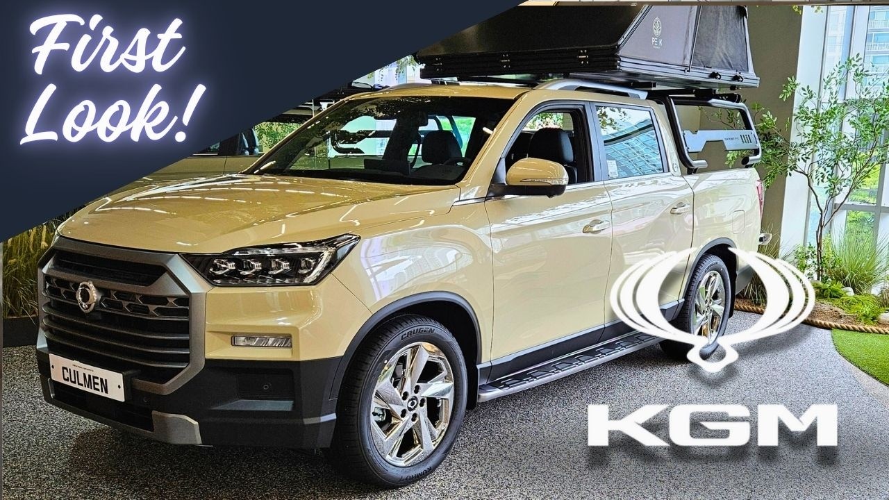 Korean PICKUP TRUCK! KGM Rexton Sports Culeman (Ssangyong Motors) - YouTube