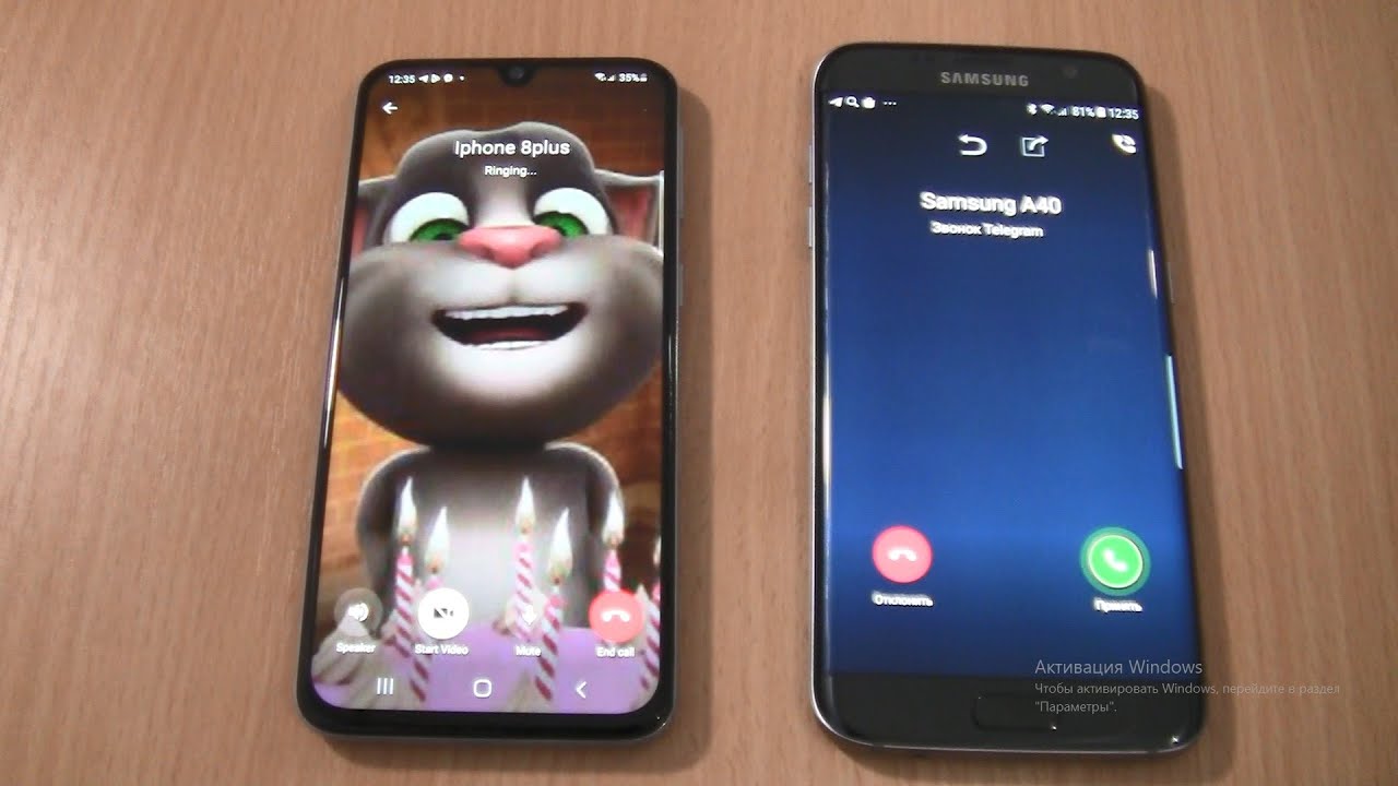 Telegram Incoming & Outgoing call at the Same Time Samsung Galaxy S7 ...