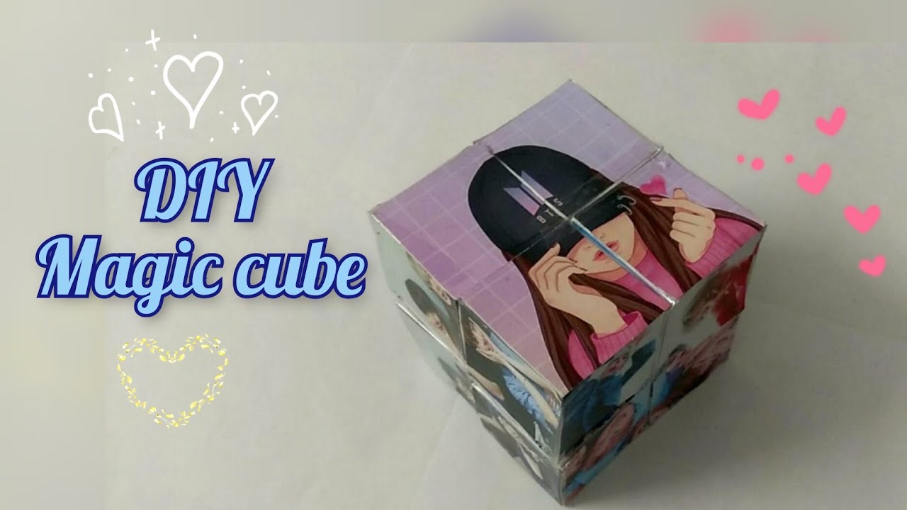 magic photo cube tutorial |DIY- magic photo cube - YouTube