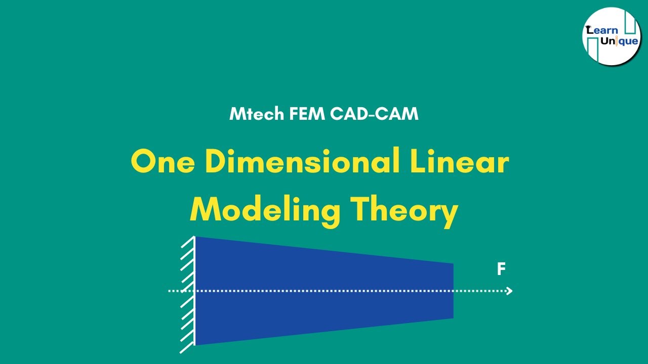 Demystifying One Dimensional Linear Modeling Theory | Mtech FEM Series ...