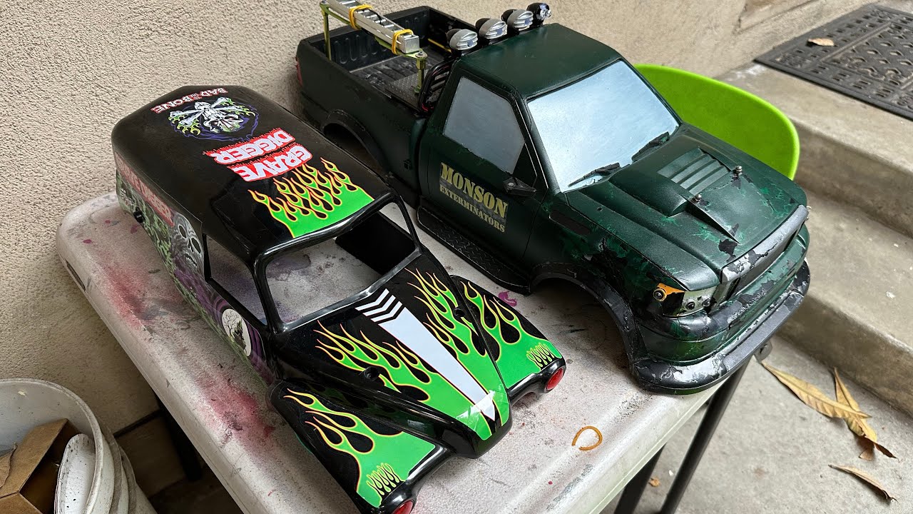 Custom Rc Garage, body swap - YouTube