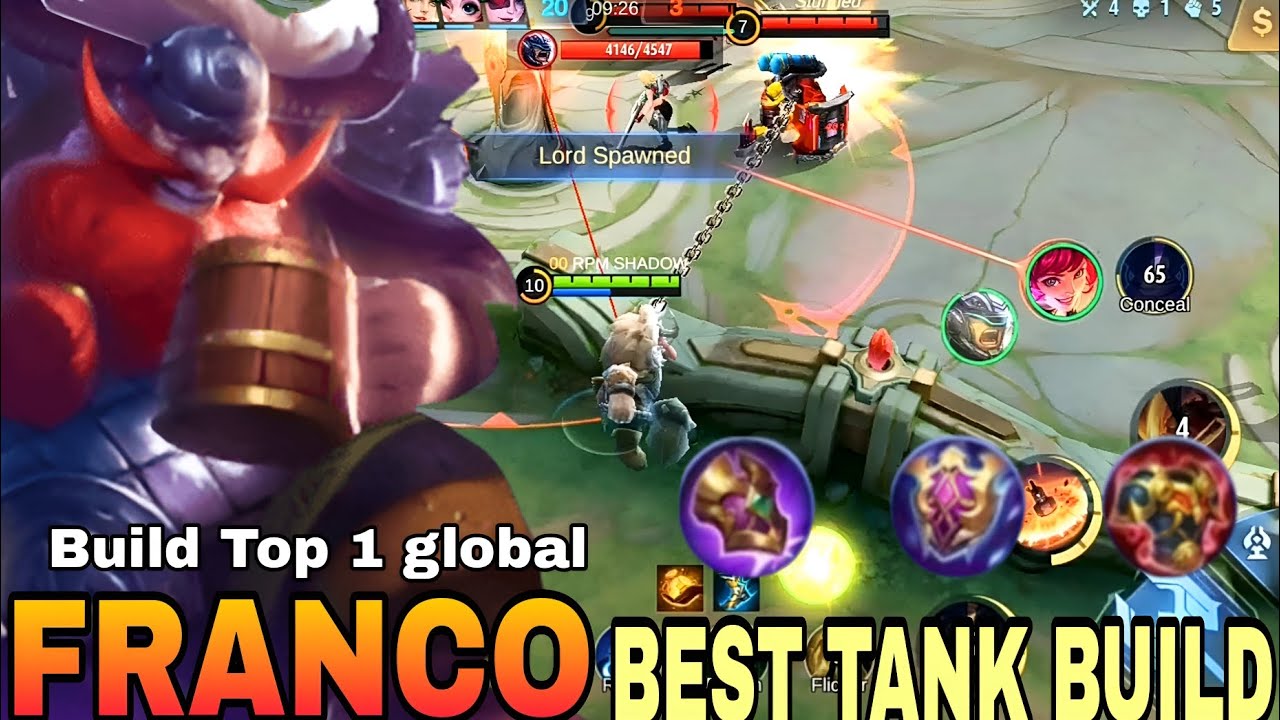 FRANCO PREDICTION HOOK~Franco best build 2023|Franco gameplay~MLBB ...