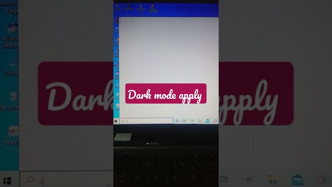Apply Dark Mode On Laptop pc Windows 10 shorts short shortvideo ytshorts viral YouTube apply-dark-mode-on-laptop-pc-windows-10-shorts-short-shortvideo-ytshorts-viral-youtube