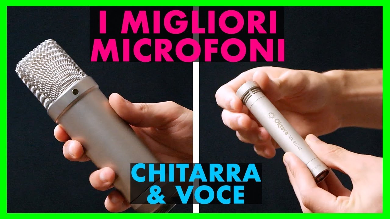 i Migliori MICROFONI per REGISTRARE Voci e Chitarre - YouTube