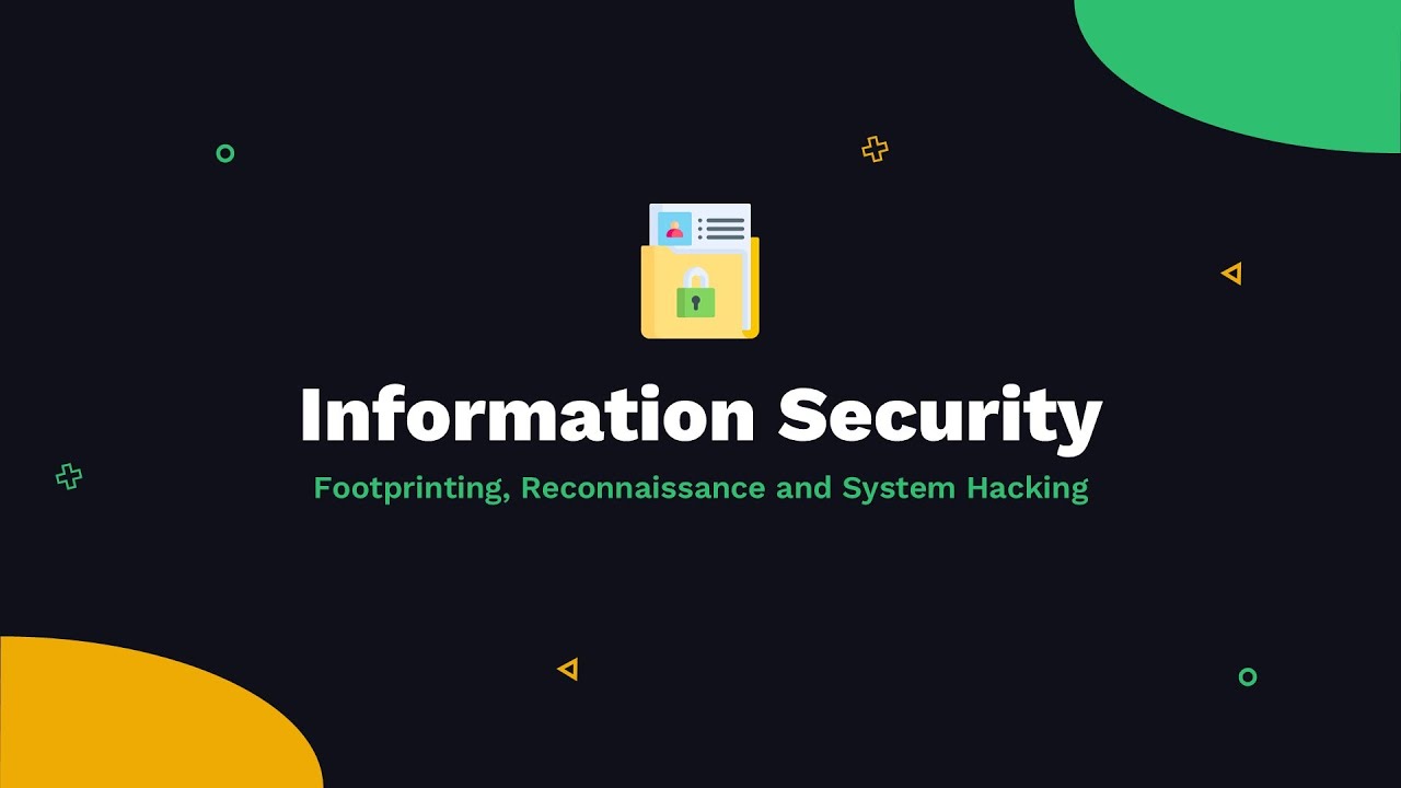 Footprinting, Reconnaissance and System Hacking - YouTube