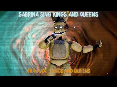 [FNAF SFM/OC Poster] Sabrina Funtime Sing Kings And Queens