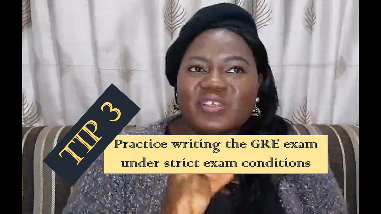 Write the GRE exam under strict exam conditions #omowolemowe #RHALIA ...