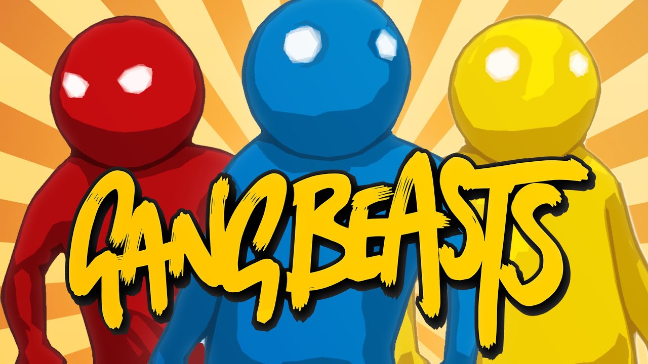 GANG BEASTS: Office guy, Dinosaur & a Chicken - YouTube