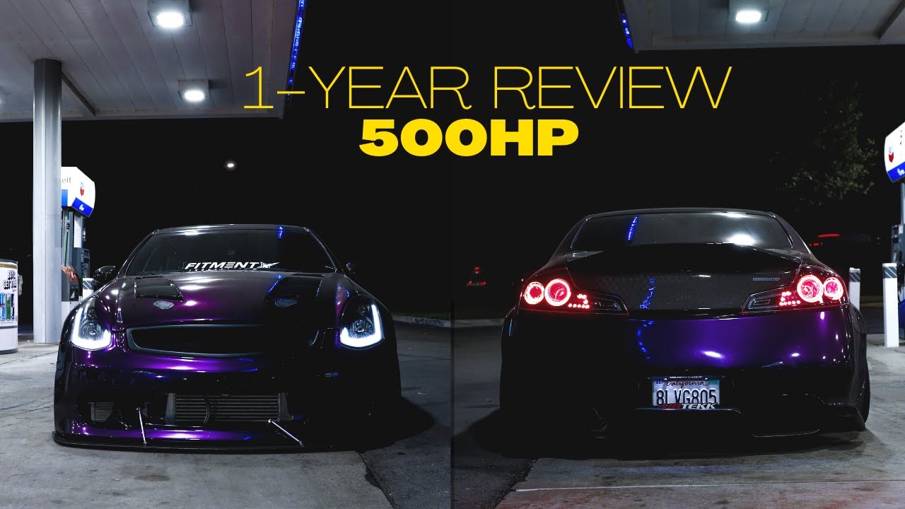 1 Year Review on my 500 HP SUPERCHARGED G35 🌽 ! - YouTube