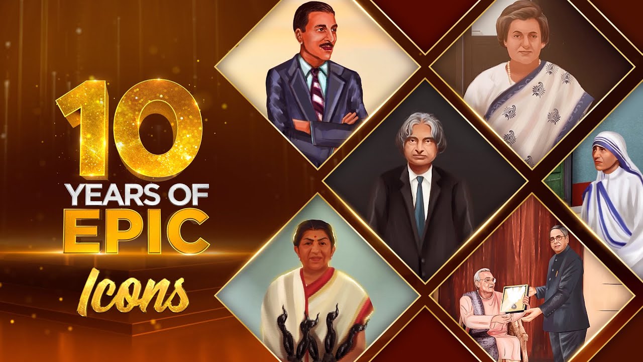 10 Years Of Narrating Stories of EPIC Icons | #EpicIcons - YouTube