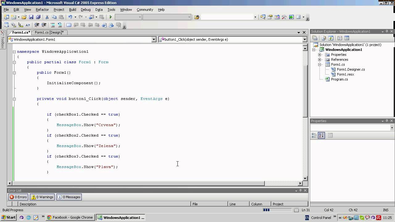 C# checkbox - YouTube