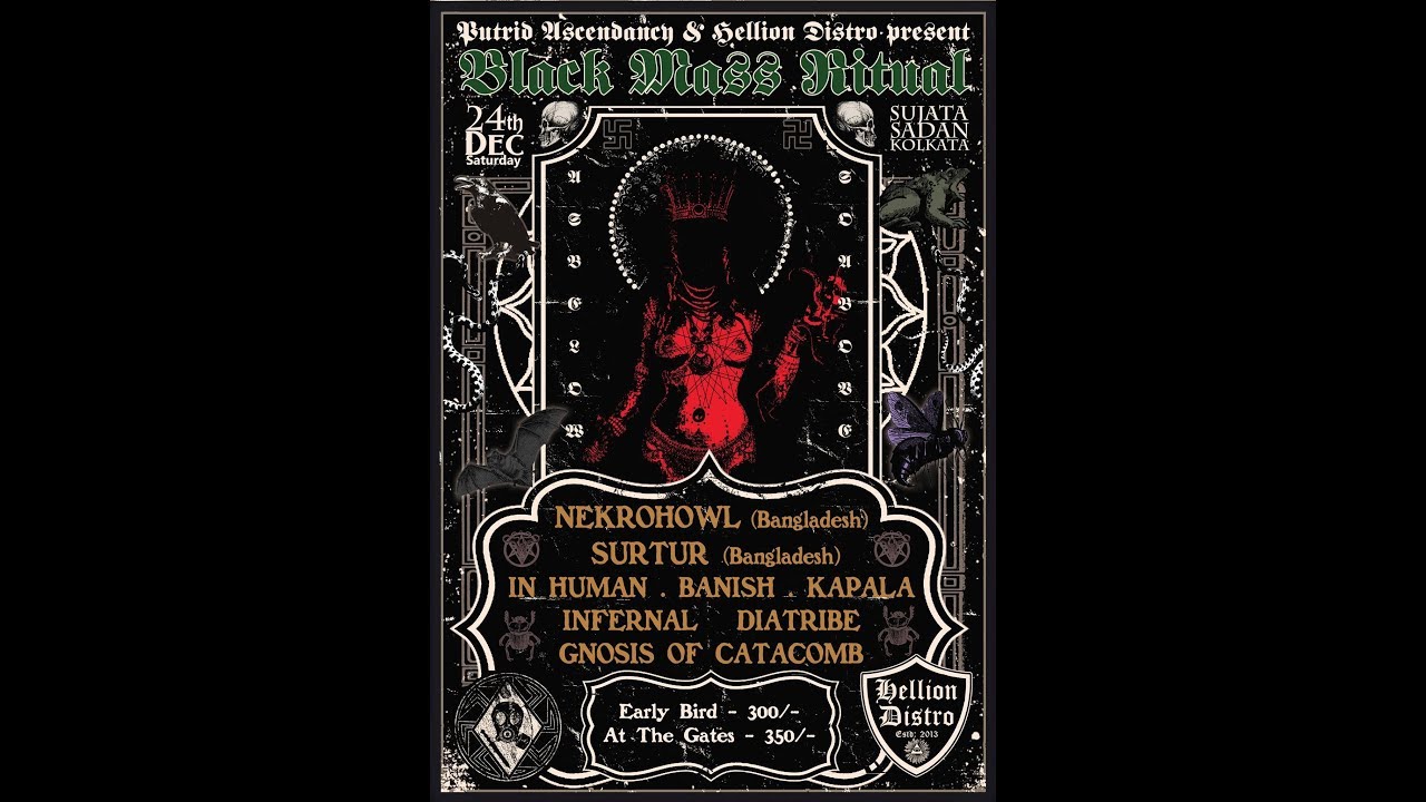 BANISH live at Kolkata Black Mass Ritual - YouTube