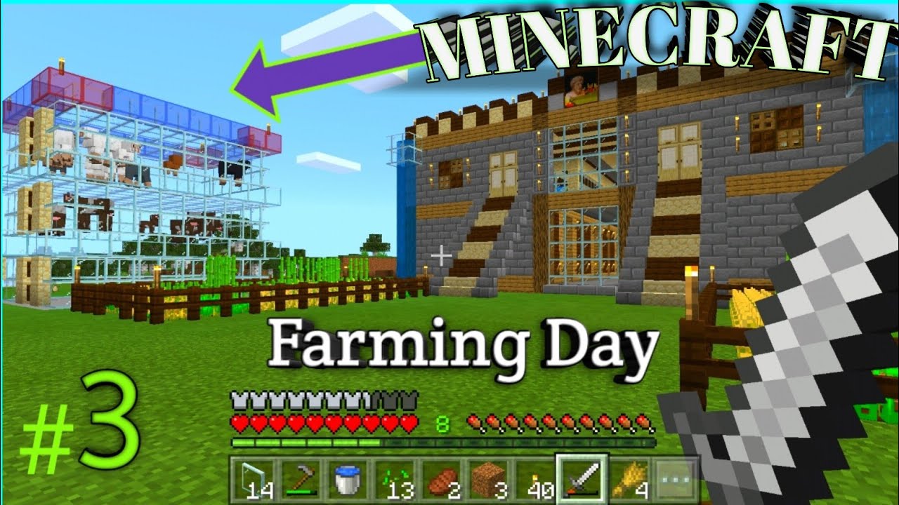 HOW TO FARMING IN MINECRAFT || MINECRAFT#3 - YouTube