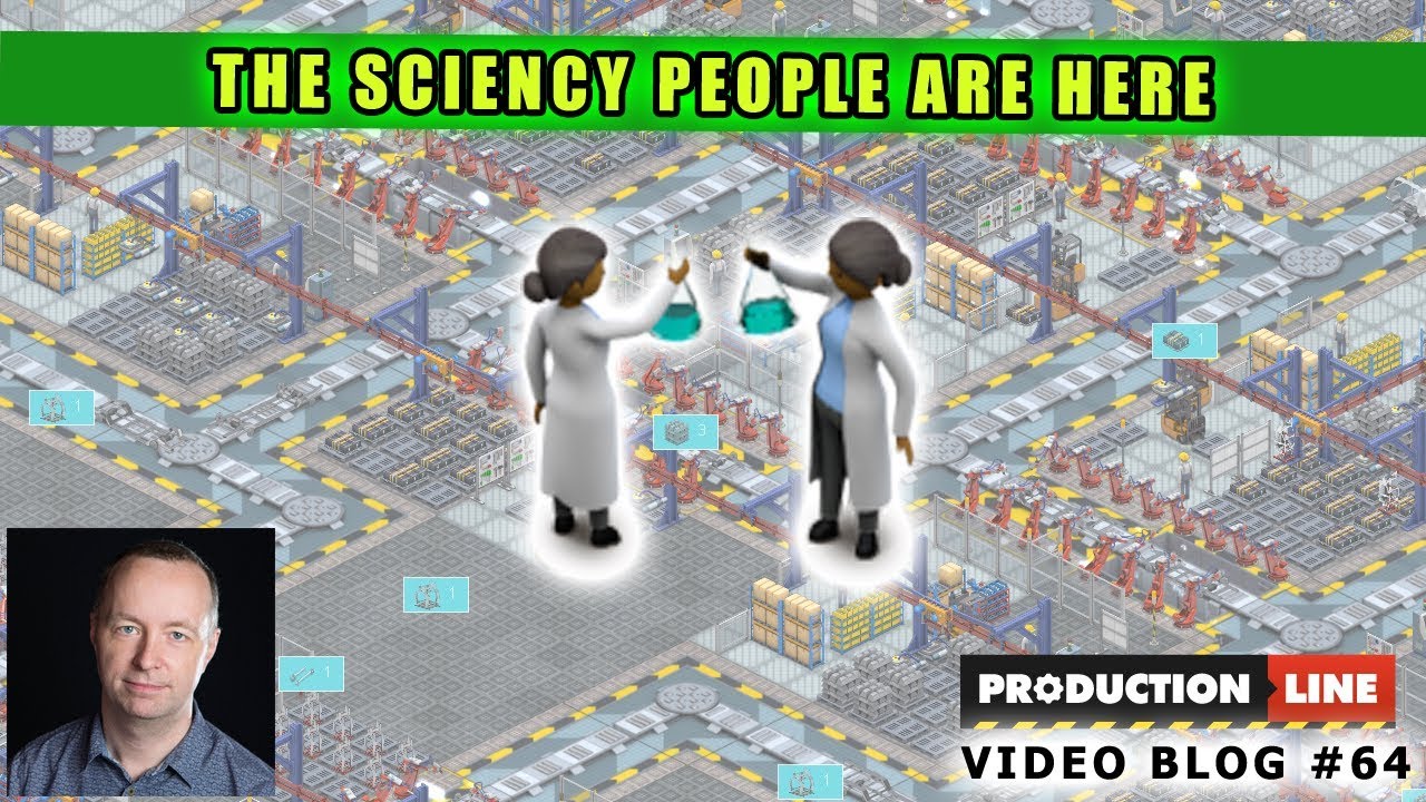 Production Line Game: Dev Blog #64 Sciency People! - YouTube
