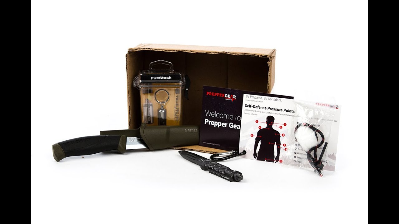 Unboxing Prepper Gear Box "Welcome Box" - YouTube