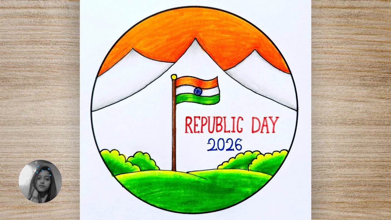 Beautiful Republic Day Drawing 😍 | 26 January ki Drawing | Republic Day ...