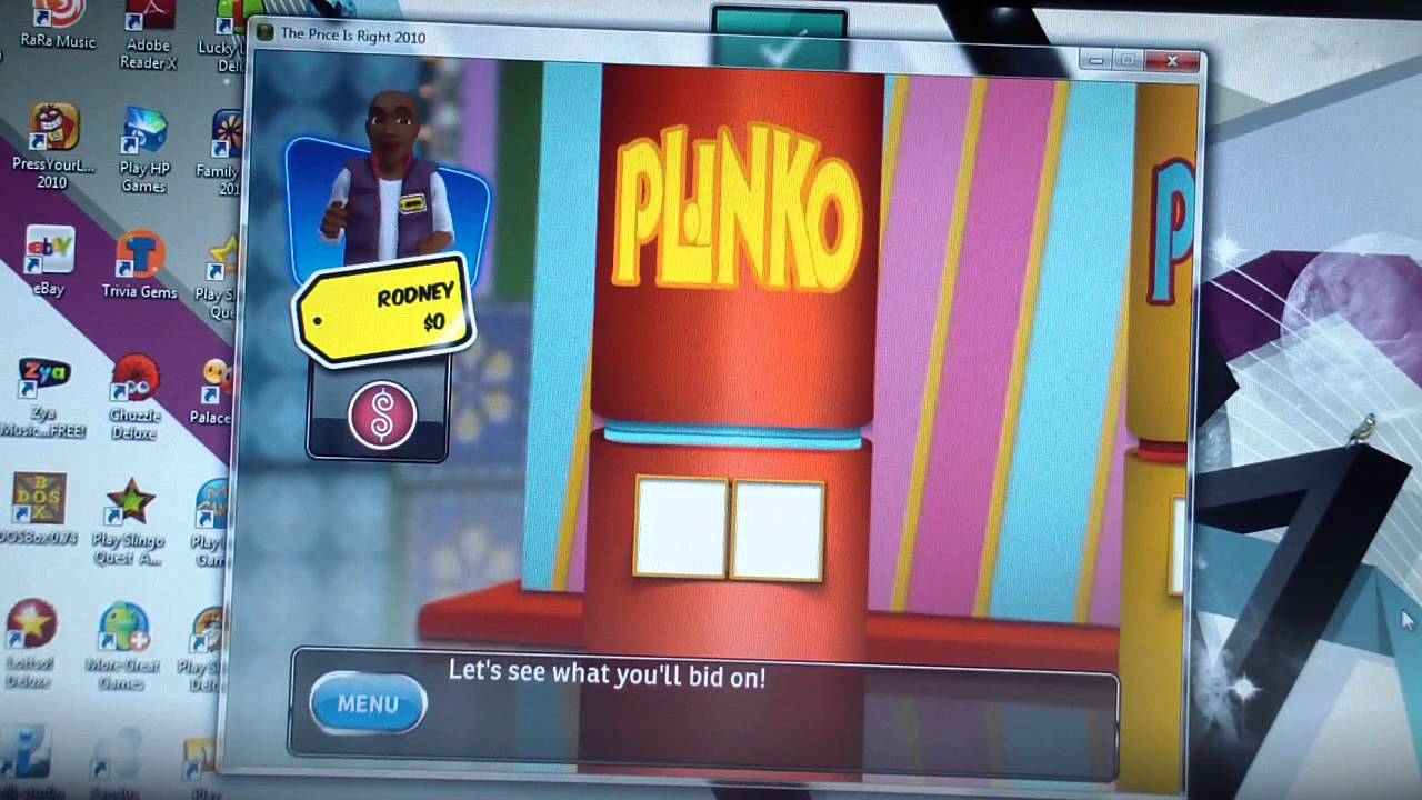The Price is Right 2010 for the PC Game 41 (Plinko Edition) - YouTube