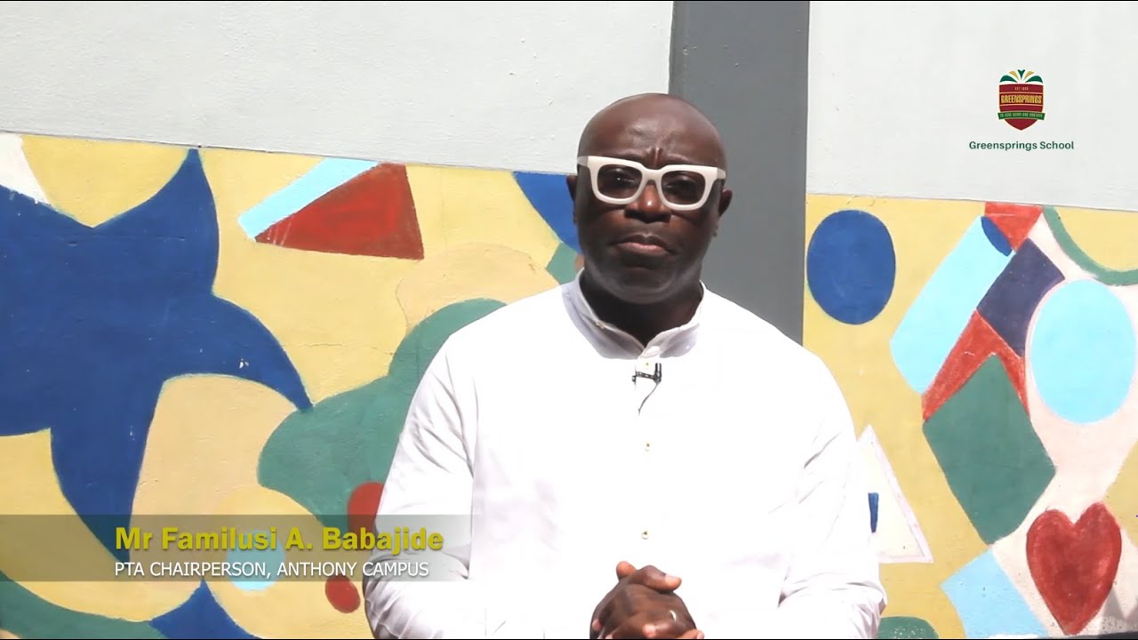 "Greensprings is one of the most agile schools" - Mr Familusi A ...