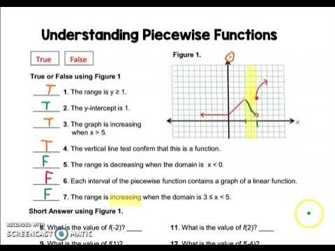 Piecewise Function Handout - Front Side - YouTube