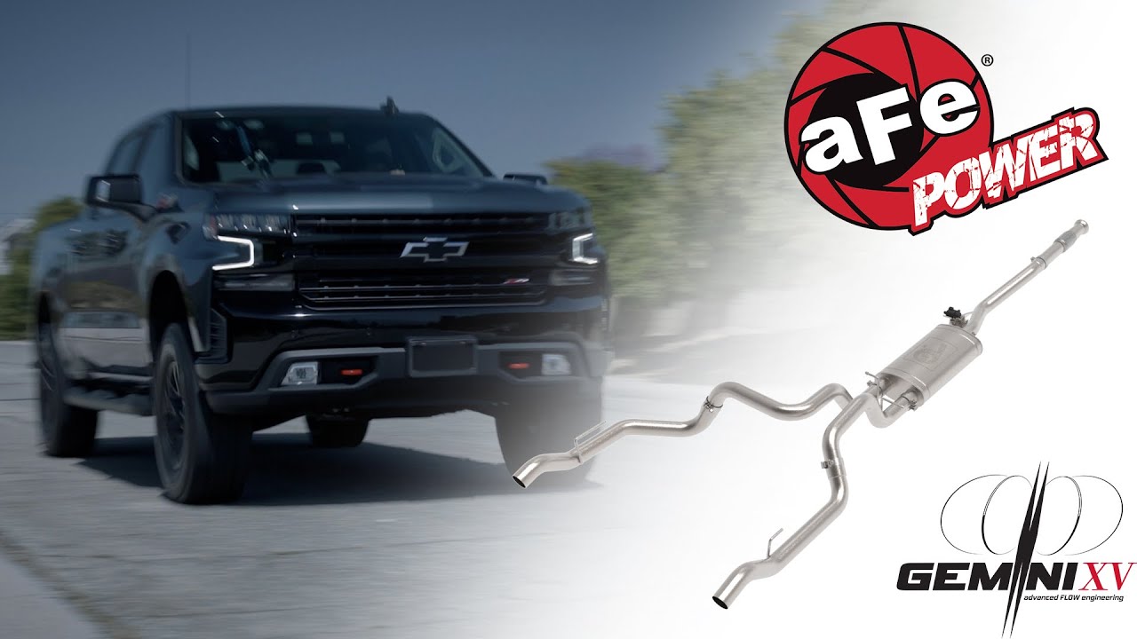 aFe POWER Silverado/Sierra Gemini XV Cat-Back Exhaust With Cut-out ...