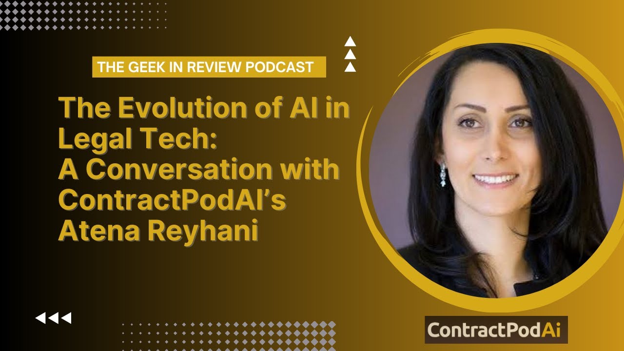 The Evolution of AI in Legal Tech: A Conversation with ContractPodAi's ...