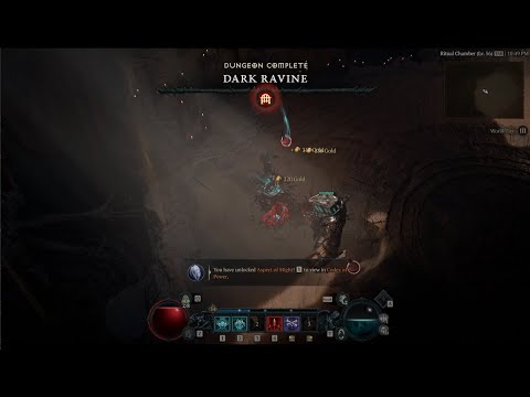 Diablo 4, Dark Ravine, WT3, Dungeon Run, Necromancer. - YouTube