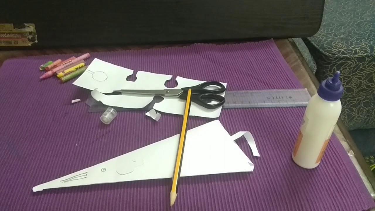 Paper mouse craft.Easy way to make paper mouse - YouTube