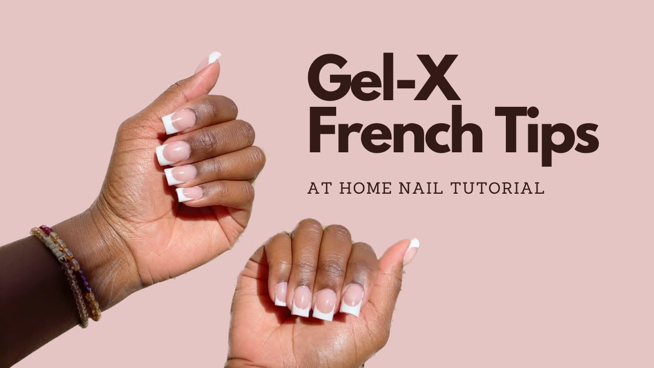 How to achieve the perfect french tip | Gel-X Nail Tutorial - YouTube