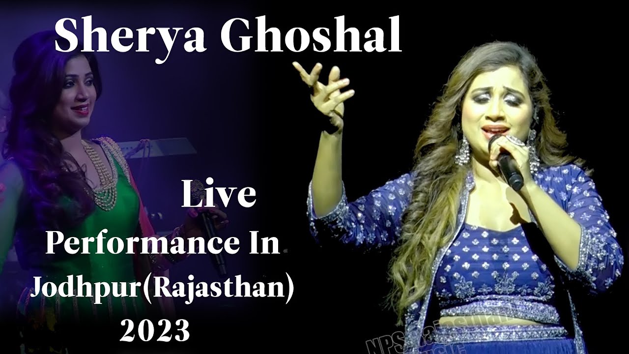 Shreya Ghoshal Live performance in Jodhpur AIIMS Rajasthan ! Shreya ...