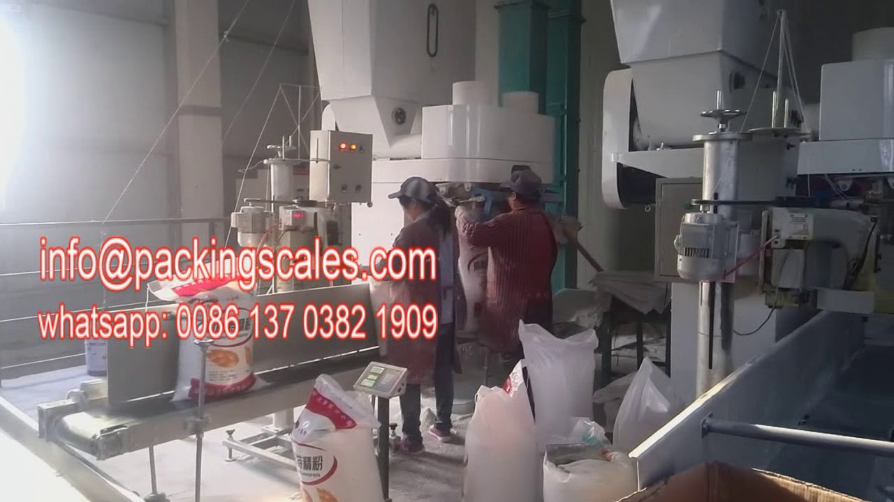 25kg,50kg bag packing machine - YouTube