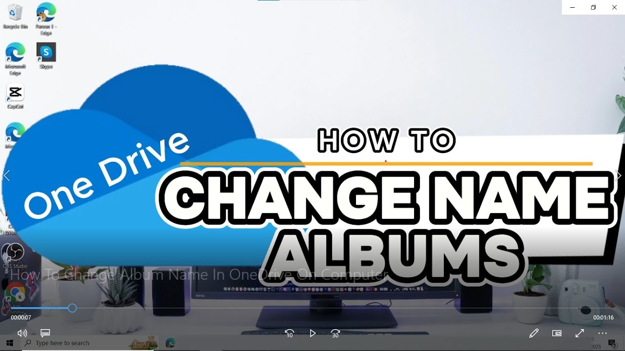 How To Change Album Name In OneDrive On Computer - YouTube