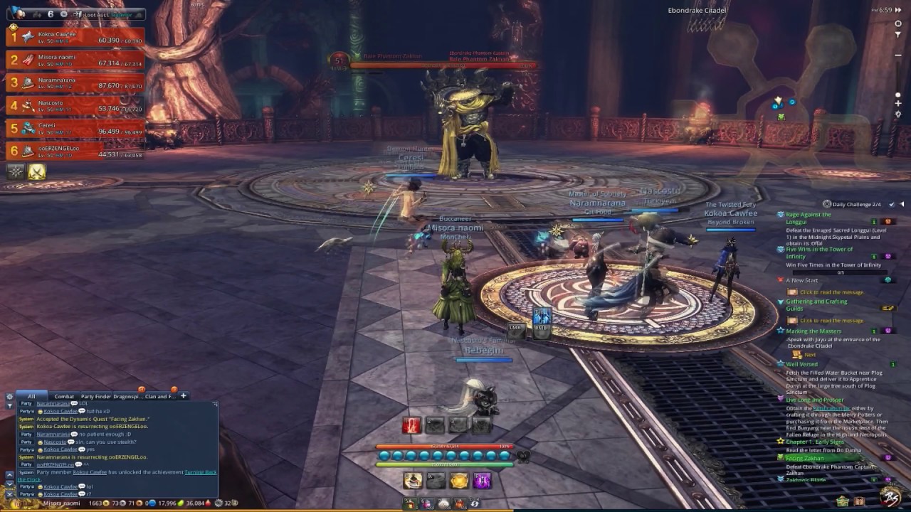 Blade & Soul, Ebondrake Citadel, Warlock POV - YouTube