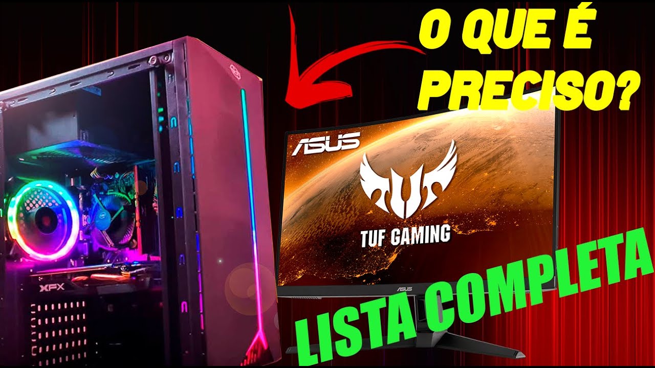QUAIS PEÇAS SÃO NECESSARIAS PARA MONTAR UM PC GAMER - YouTube