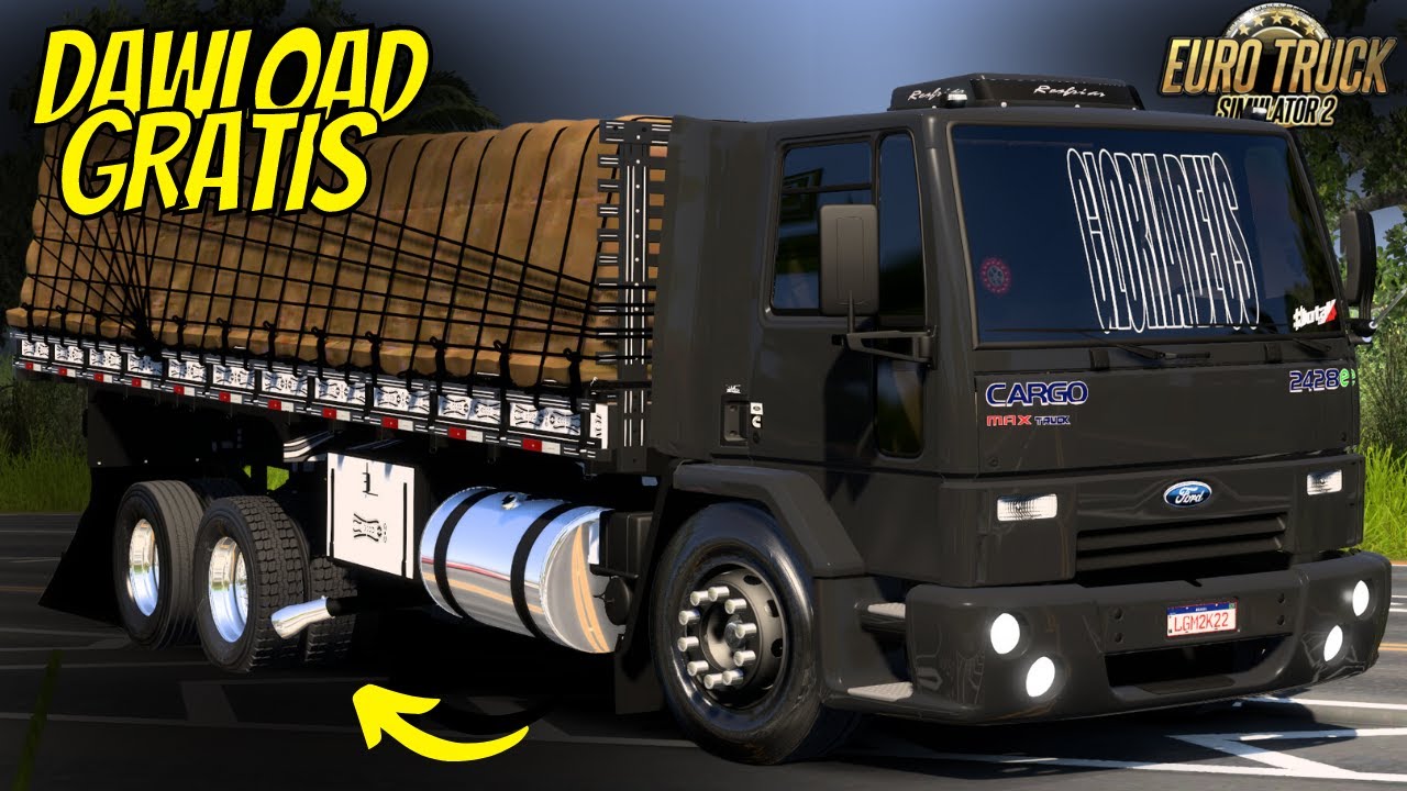DOWNLOAD FORD CARGO 2428 NO TRUCK QUALIFICADO - MOD GRÁTIS ETS2 1.50 ...