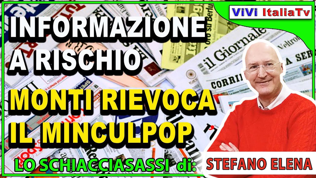 In Italia l’informazione è a rischio di un nuovo MinCulPop? - YouTube