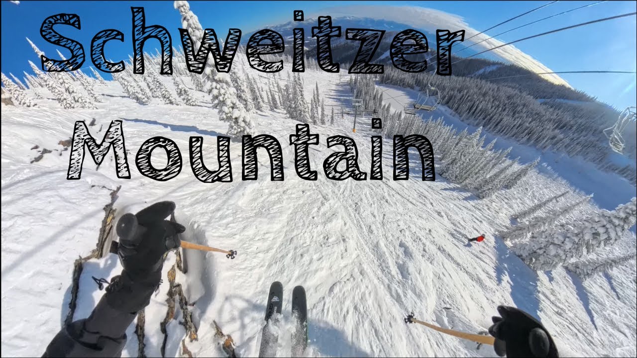 Skiing Schweitzer Mountain (Freeride Lines) - YouTube
