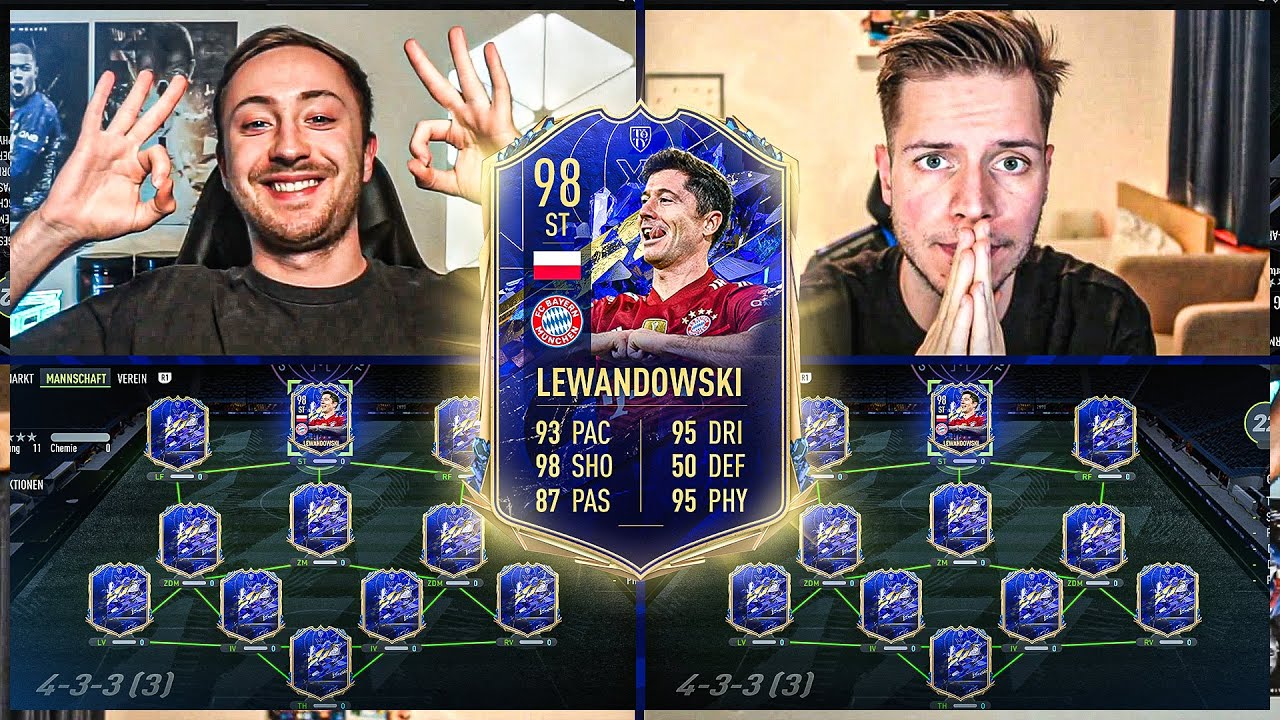 FIFA 22: LEWANDOWSKI TOTY Squad Builder Battle🌟🤩🔥 - YouTube