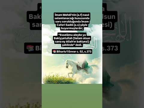 “Esselâmu aleyke ya Bakiyyetullah#hzmehdi#imammehdi #ehlibeyt #12imam #hzali#hzfatıma