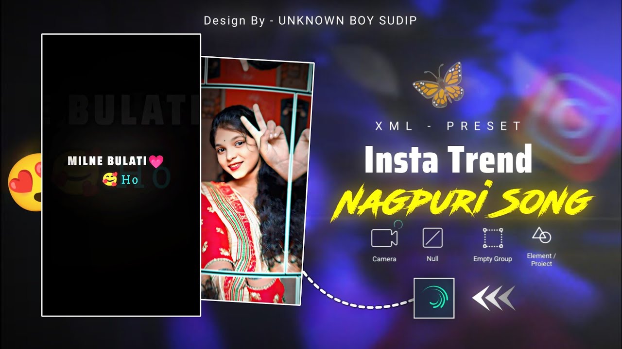 #Milne bulati ho nagpuri song xml file 💓trend song xml file 🎯 alight motion editing xml file ...
