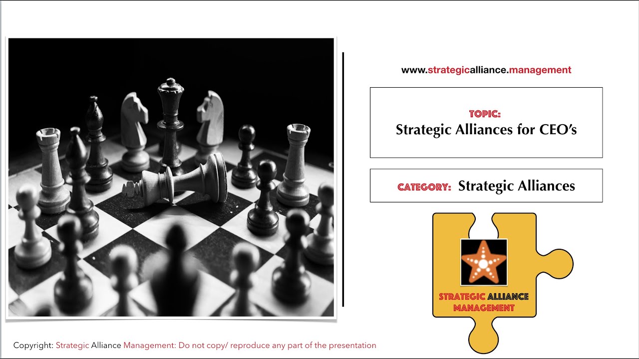 Strategic Alliances & Ecosystems for CEOs - A New Perspective - YouTube