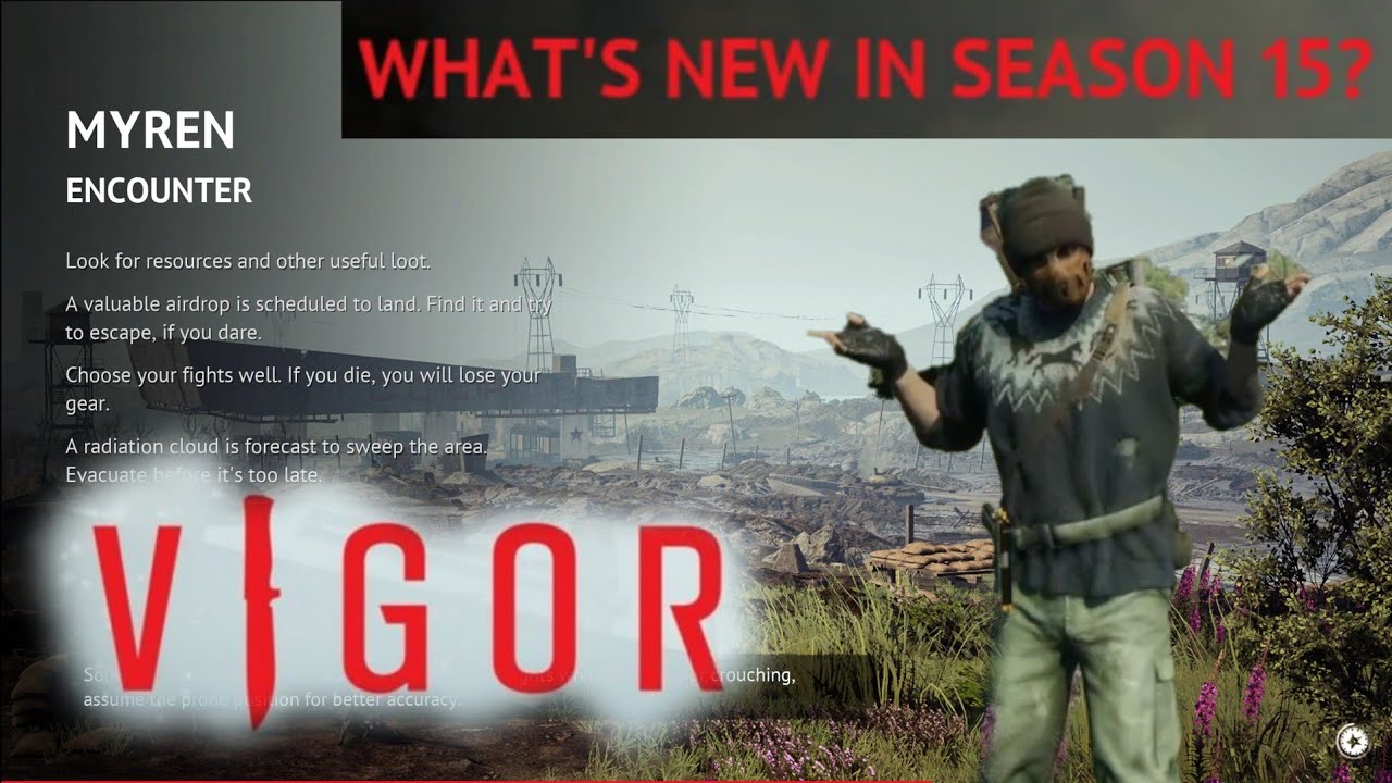 Vigor New Season 15 - New Battlepass + Myren Encounter Map - First Impression | German - YouTube