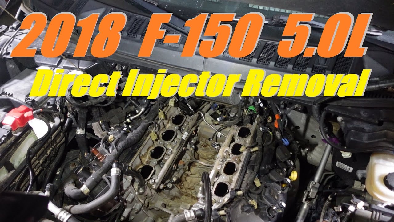 2018 Ford F-150 Direct Injector Removal - YouTube