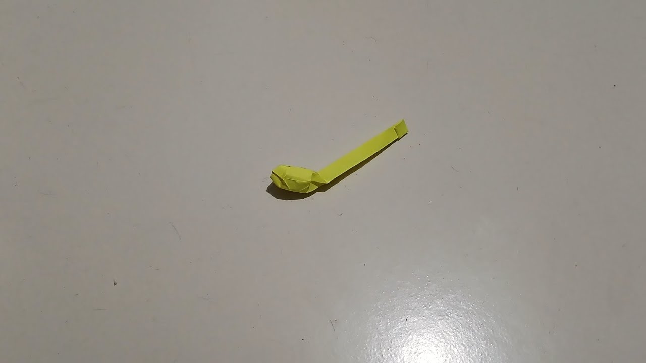 Origami golf club - YouTube