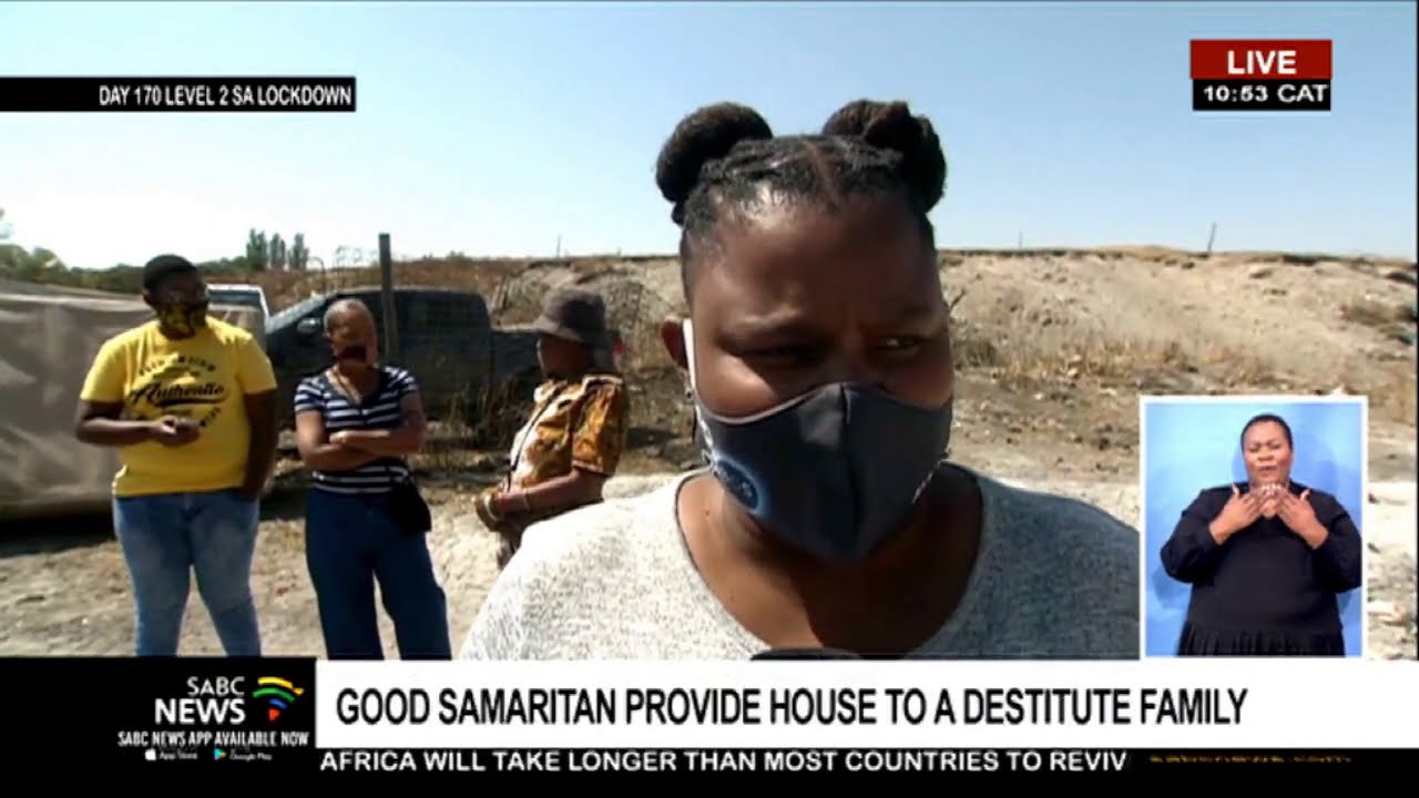 Good Samaritan builds house for a Soweto family - YouTube