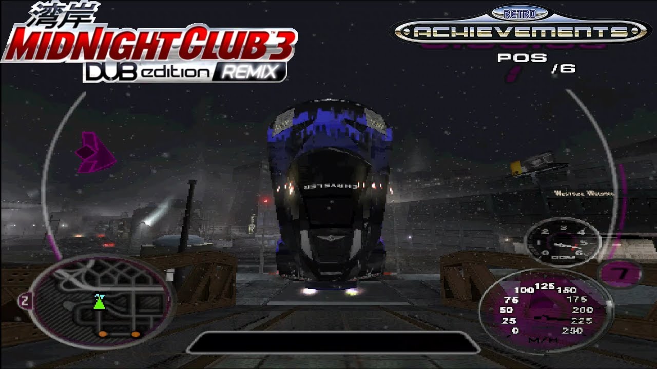 Jogando Midnight Club 3 Remix no modo carreira com RetroAchievements ...