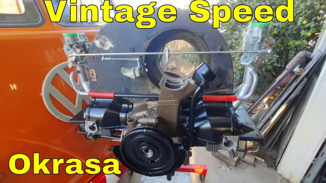 36hp VW Air Cooled Engine Build Vintage Speed Racing Okrasa 1433cc ...