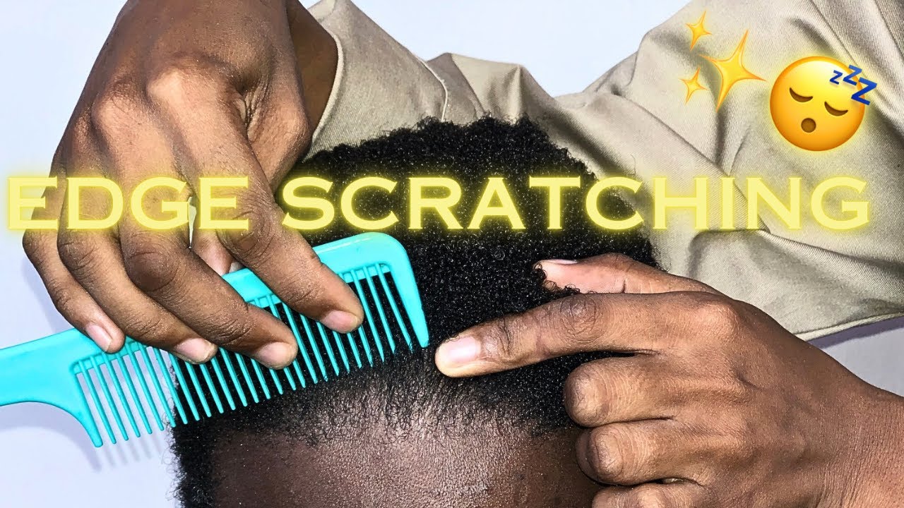 ASMR EDGE SCRATCHING WITH COMB || #asmr 😴 - YouTube