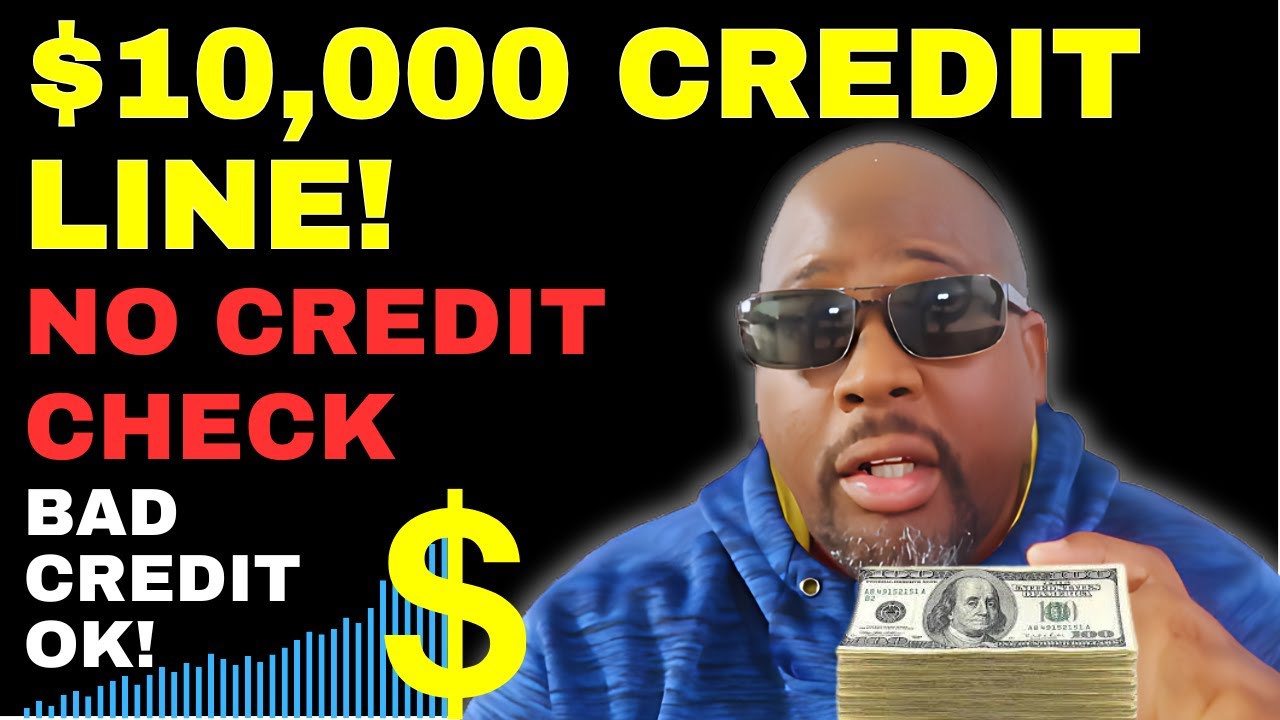 5 INSTANT Credit Lines Up To $10,000 NO CREDIT CHECK! - YouTube