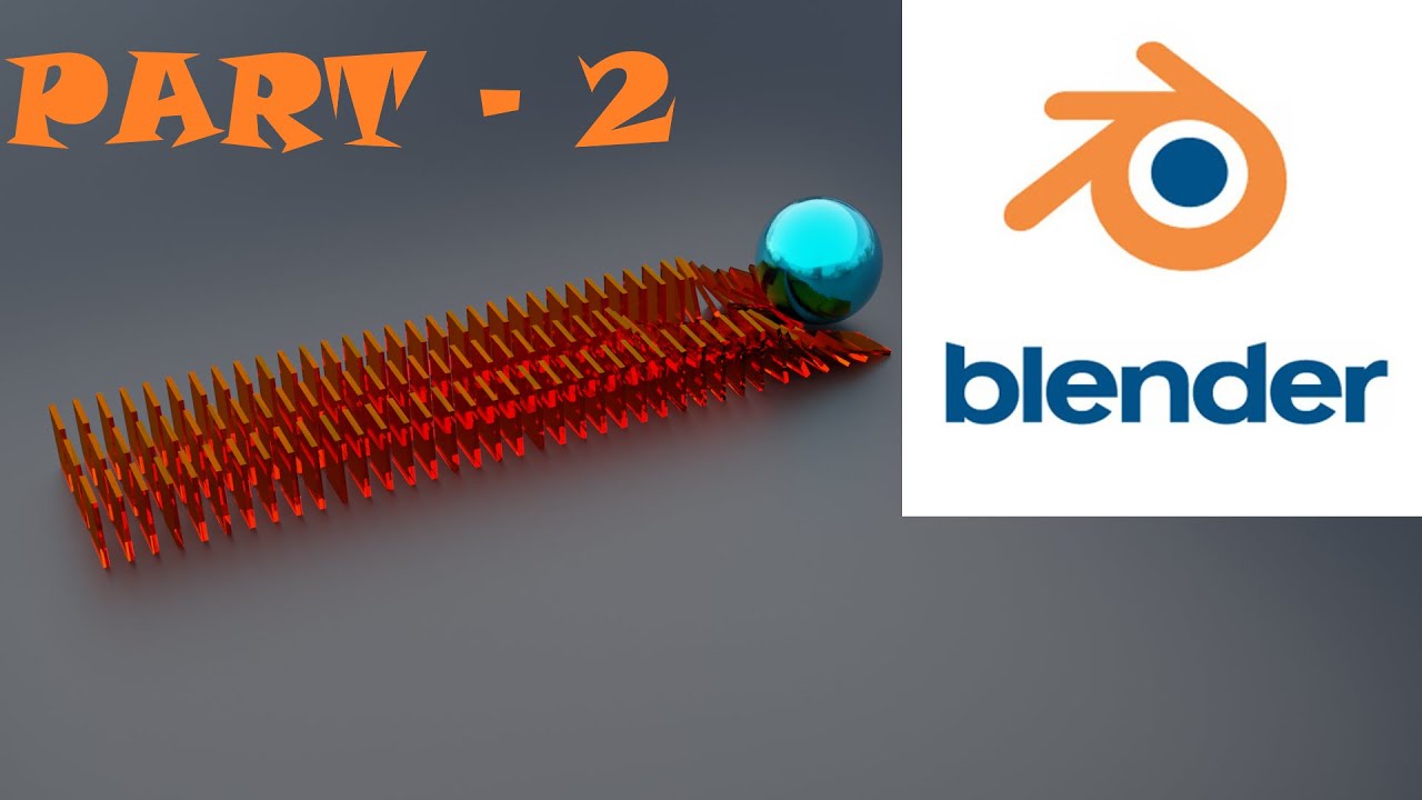 Rigid body animation in blender (part 2) - YouTube